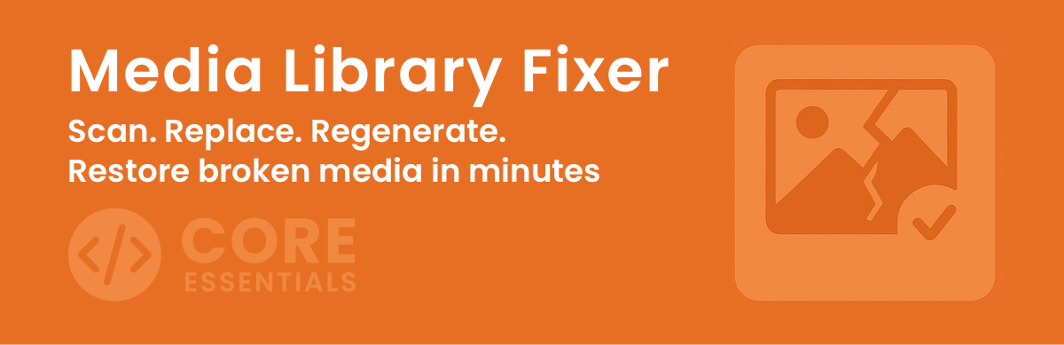 Media Library Fixer – Fix Broken Images & Regenerate Thumbnails - Core ...